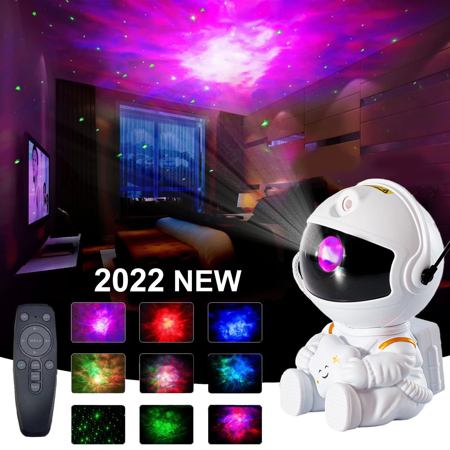 Astronaut Galaxy Star Projector Night Light – Stiylo