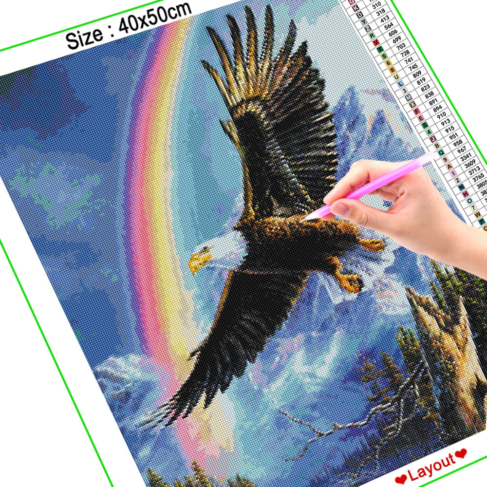 Eagle Rainbow - Diamond Painting Kit – Stiylo