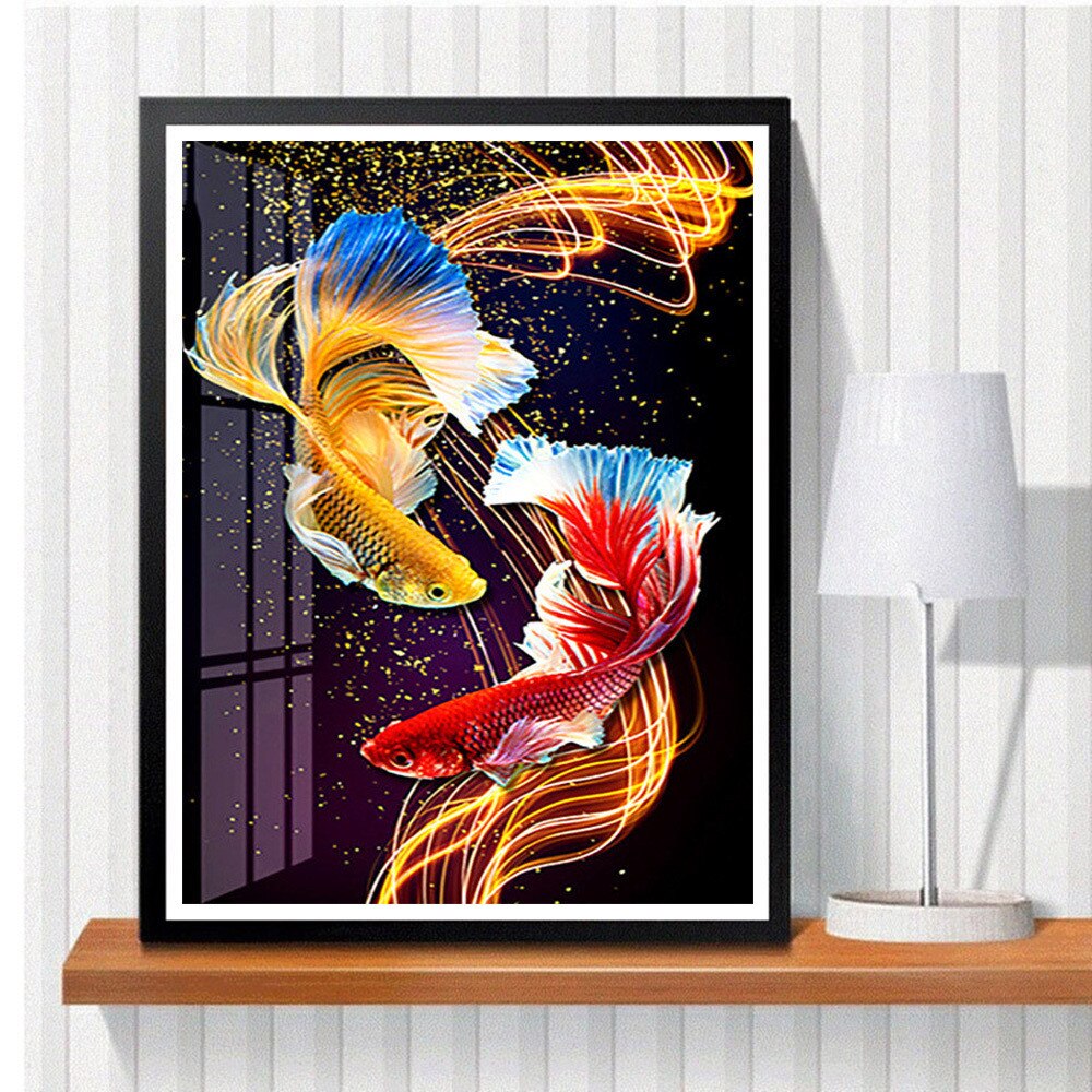 Sparkling Fishes - Diamond Painting Kit – Stiylo