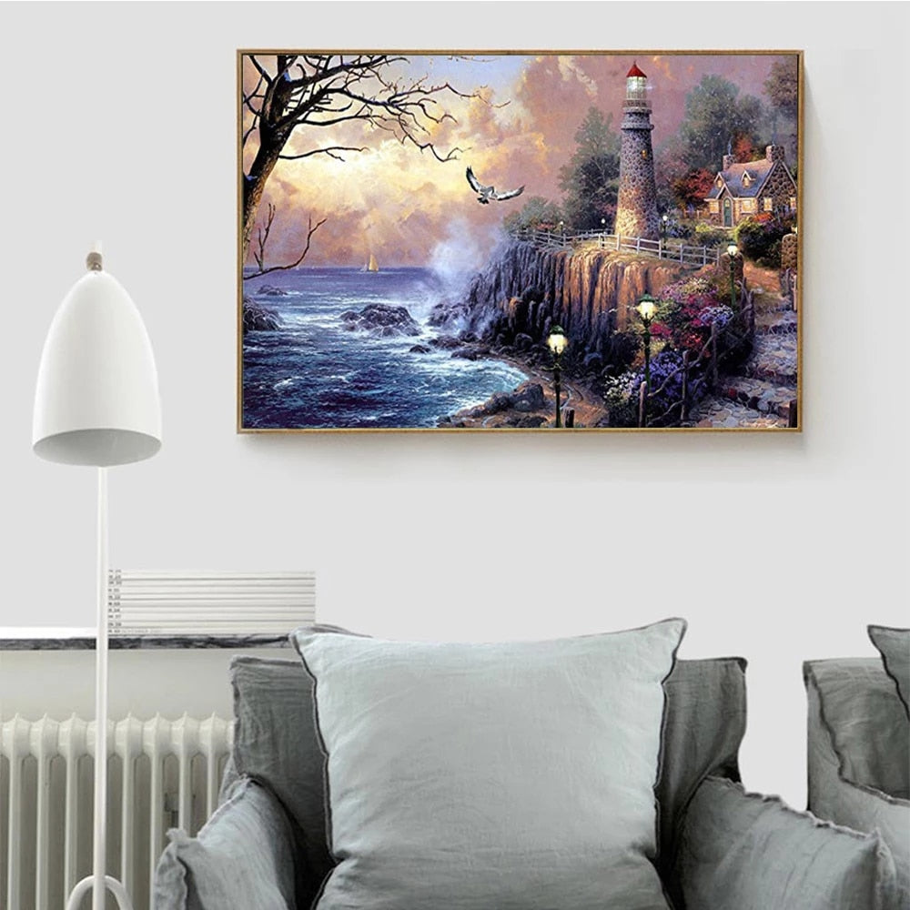 Pleasing Lighthouse - Diamond Painting Kit – Stiylo