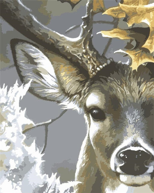 Deer Portrait - Paint By Number Kit – Stiylo